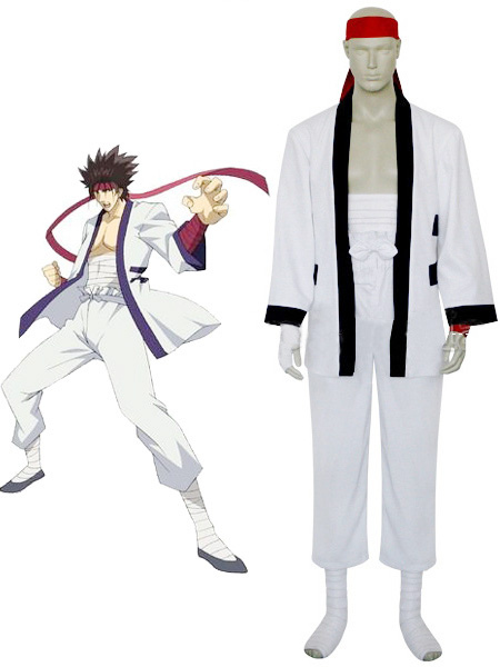 Rurouni Kenshin Sanosuke Sagara Cosplay Costume | Mybuzz