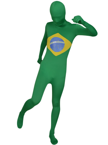 Flag Of Brazil Lycra Bodysuit Zentai Suit – Eaxo