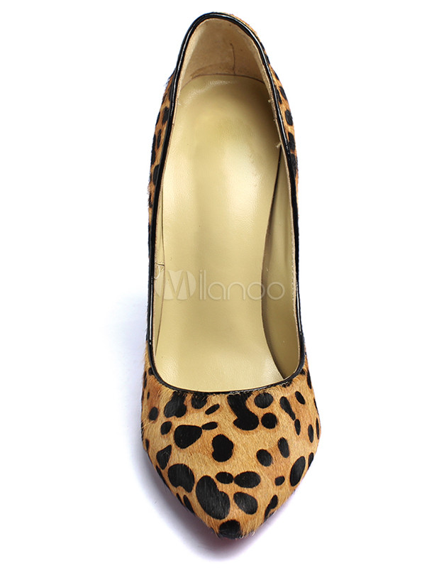chaussures imprime leopard