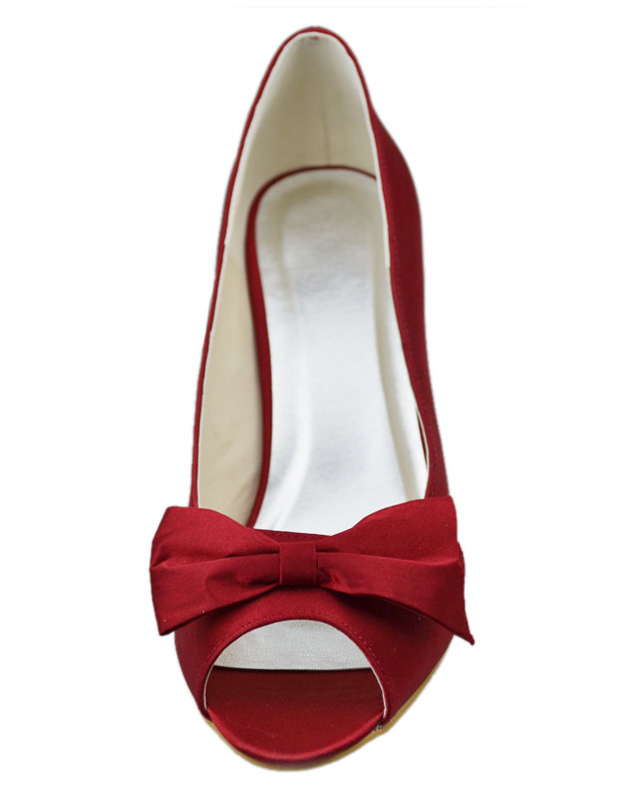 chaussure mariage bordeaux