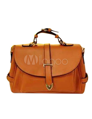 Classic Horizontal Shape Buckle Pu Women’s Satchel Bag | Podtags