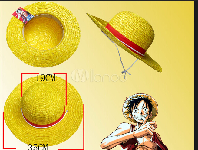 One Piece Monkey D Luffy Straw Hat Pirates Cosplay Hat | Jabberspot