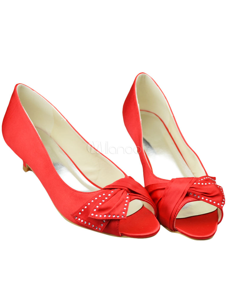 "chaussure rouge petit talon