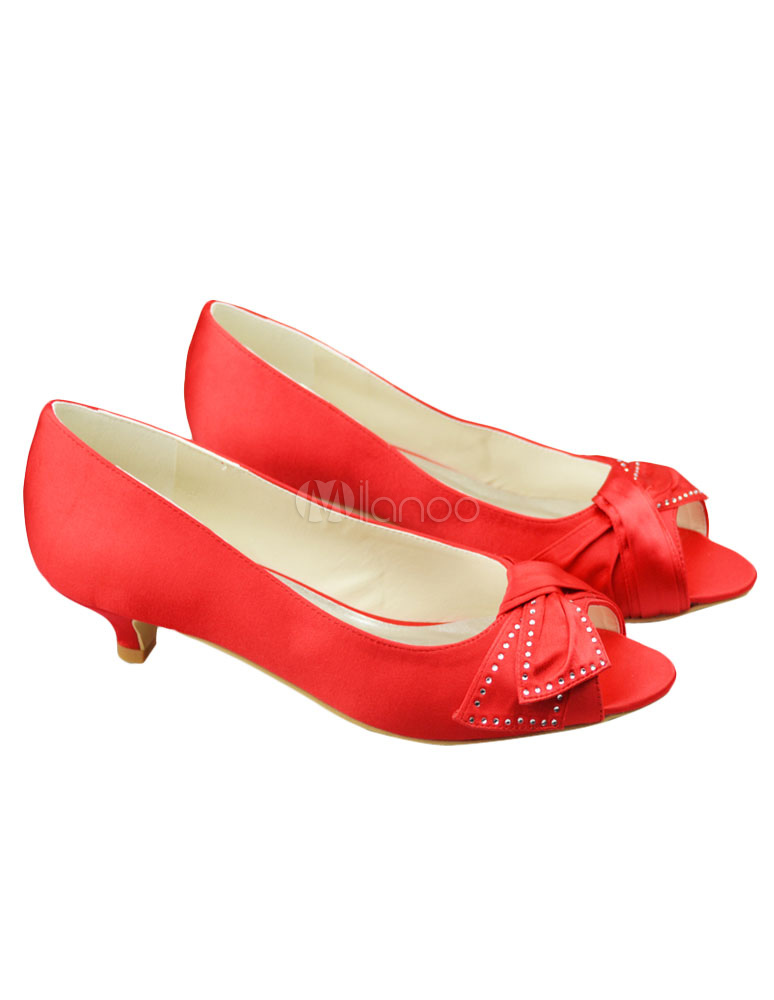 "chaussure rouge petit talon